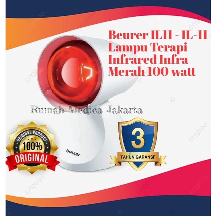 Jual Beurer IL11 - IL-11 - Lampu Terapi Infrared Infra Merah 100 watt ...