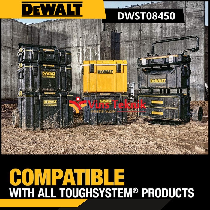 Jual Dewalt Dwst08450 Toolbox Toughsystem 2.0 Rolling Tool Box Kotak ...
