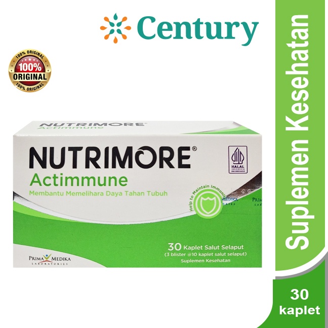 Jual NUTRIMORE ACTIMMUNE 1 BOX ISI 30'S / DAYA TAHAN TUBUH ...