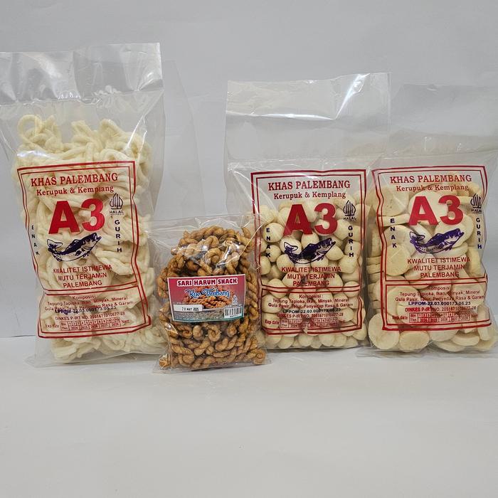 Jual PAKET CAMPUR 5 KERUPUK SANGGUL GETAS MINI KUE KEPANG | Shopee ...