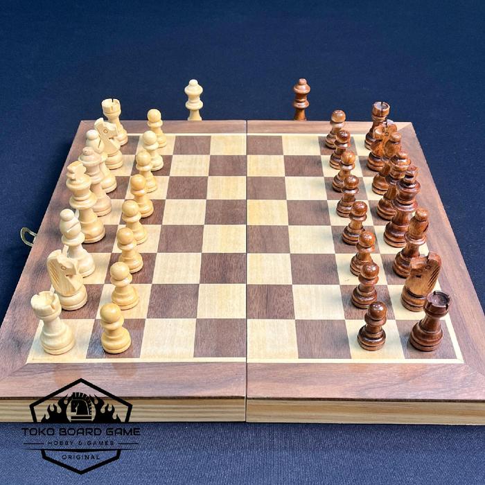Jual Premium Magnetic Chess Board Game - Papan Catur Magnet - 38x38 cm ...