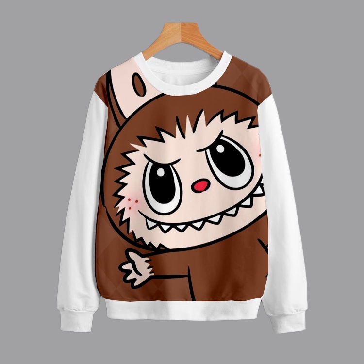 Jual Sweater Labubu S4 Anak Custom Perempuan Lucu Kartun Animasi 3D ...