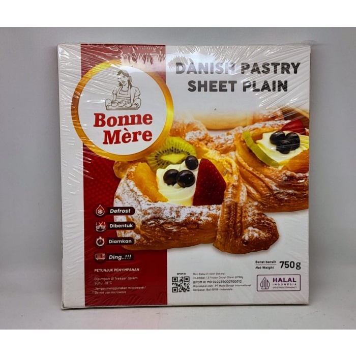 Jual BONNE MERE DANISH PASTRY SHEET PLAIN 3X250GR | Shopee Indonesia