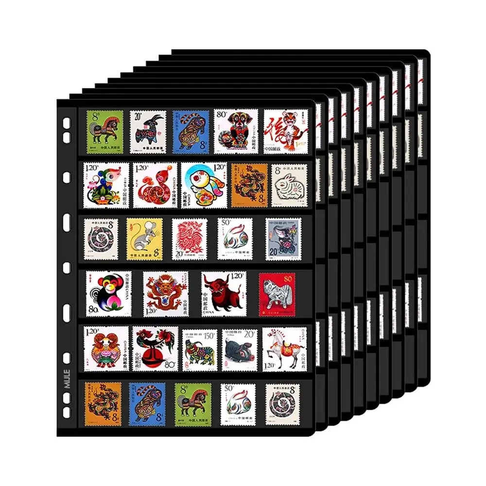 Jual 10Pcs Album Binders For Stamp Collecting And Storage Stamp And ...