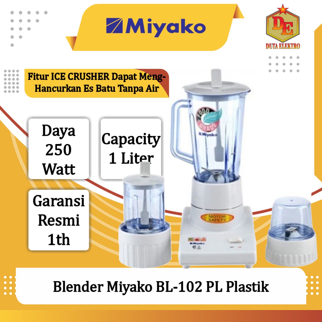 Jual Blender Miyako BL 102 PL Plastik | Shopee Indonesia