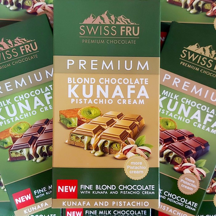 Jual Coklat Dubai Kunafa Pistachio Cream | Shopee Indonesia