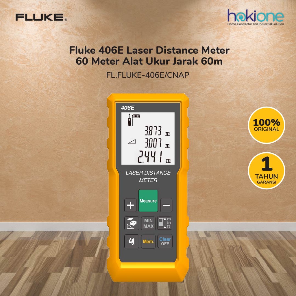 Jual Fluke 406E Laser Distance Meter Alat Ukur Jarak 60m | Shopee Indonesia