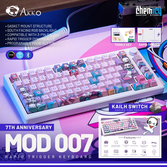 Jual [Good] Akko MOD007 / MOD 007 B-HE PC 7th Anniversary Rapid Trigger ...