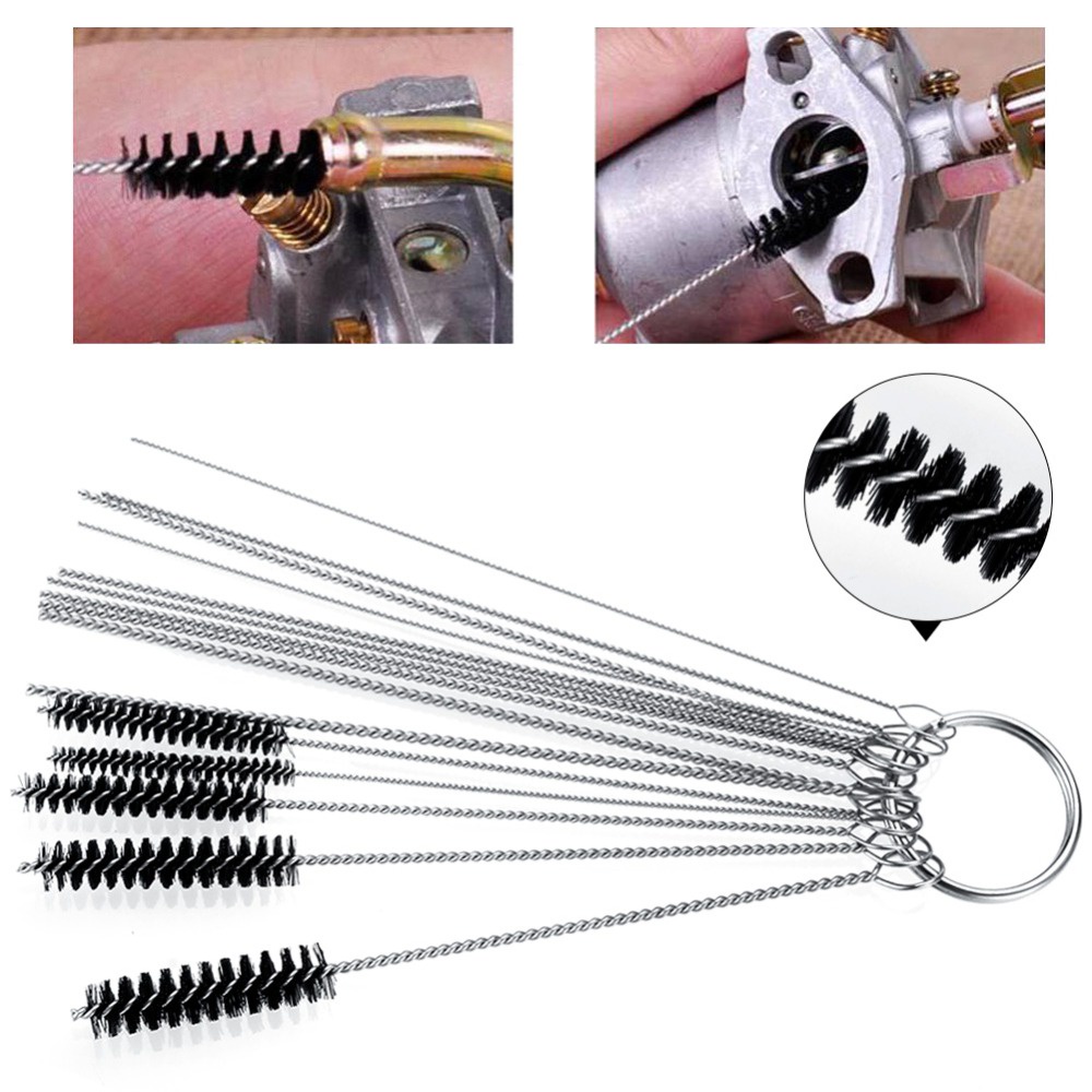 Jual AGS Sikat Brush Pembersih Karburator Cleaning Needles Tools 15 PCS ...