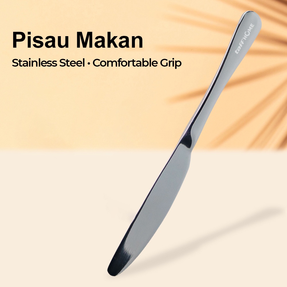 Jual TaffHOME Pisau Makan Gerigi Stainless Steel 401 Dinner Knife ...