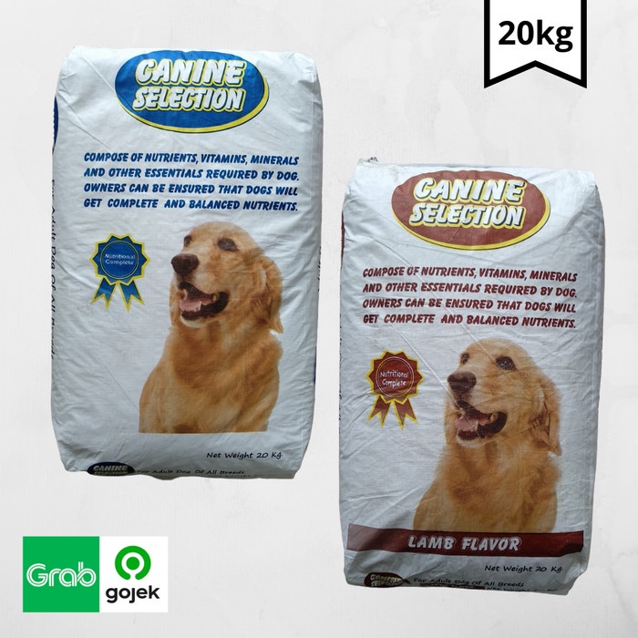 Jual Canine Selection LAMB CHICKEN 20kg Makanan Anjing Dog food ...