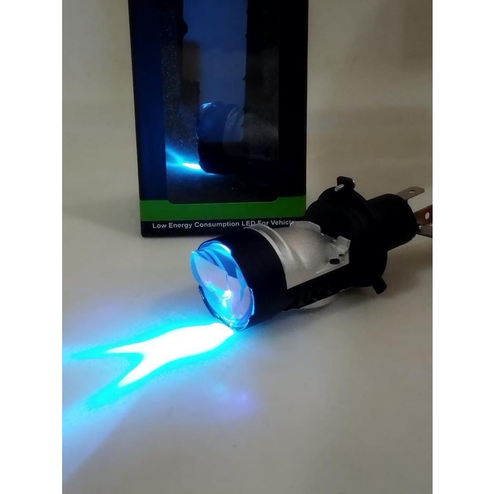Jual LAMPU LED MINI PROJIE BILED PROJECTOR MOBIL MOTOR H4 LUMINOS LED ...
