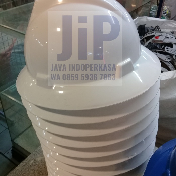Jual helm safety / proyek putih MSA FULL BRIM lokal sarang fastrack ...