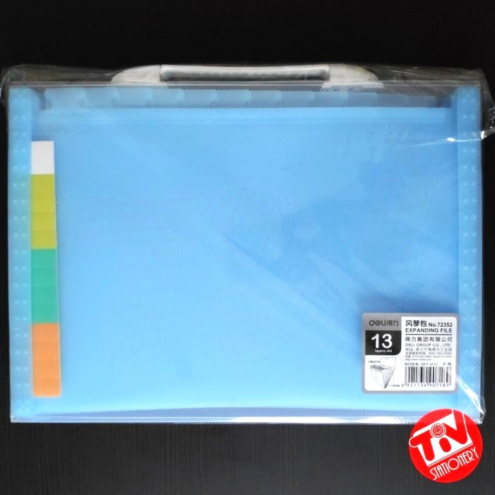 Jual BARANG TERLARIS Map Harmonika / Expanding File Deli 72352 Animal ...