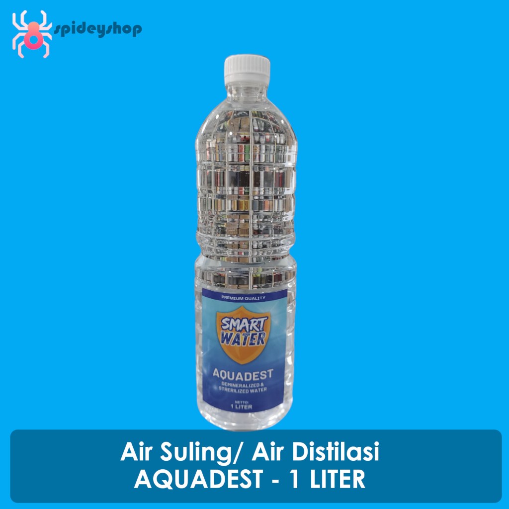 Jual Air Aquadest Smart Water 1 Liter Aquadest Air Suling Air Distilasi ...