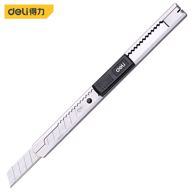 Jual Deli Tools Cutter / Cutter #9mm #SILVER / DL4198 | Shopee Indonesia