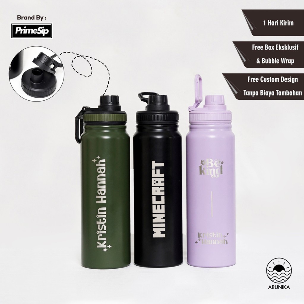 Jual Tumbler ( 800 ml ) Termos Botol Sport Jumbo Shaker Custom Grafir ...