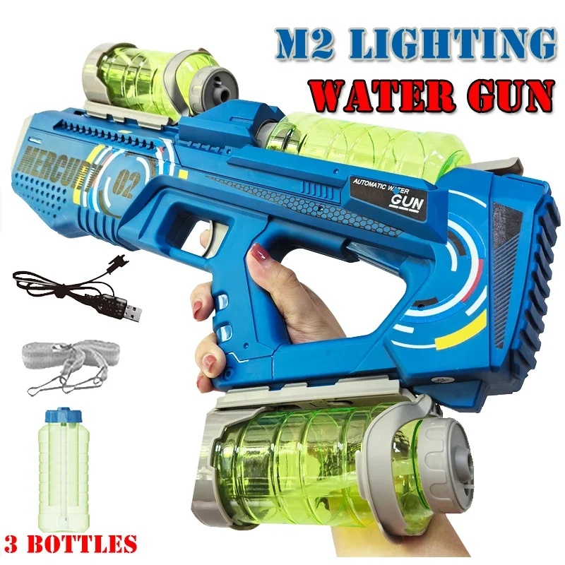 Jual Fully Automatic Water Gun Continuous Water High Capacity Lighting ...