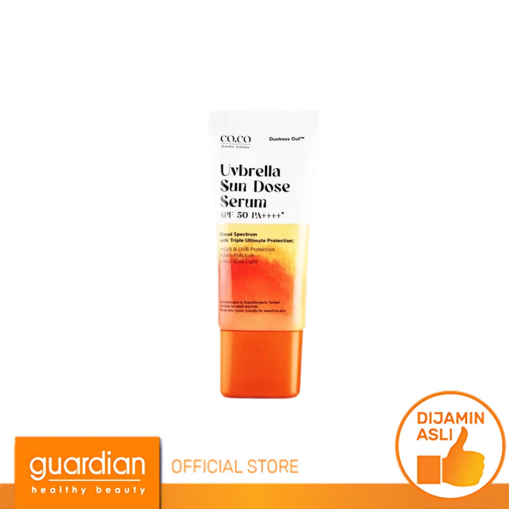 Jual Cosmo Colony Sunscreen Wajah CO.CO Uvbrella Sun Dose Serum SPF50 ...