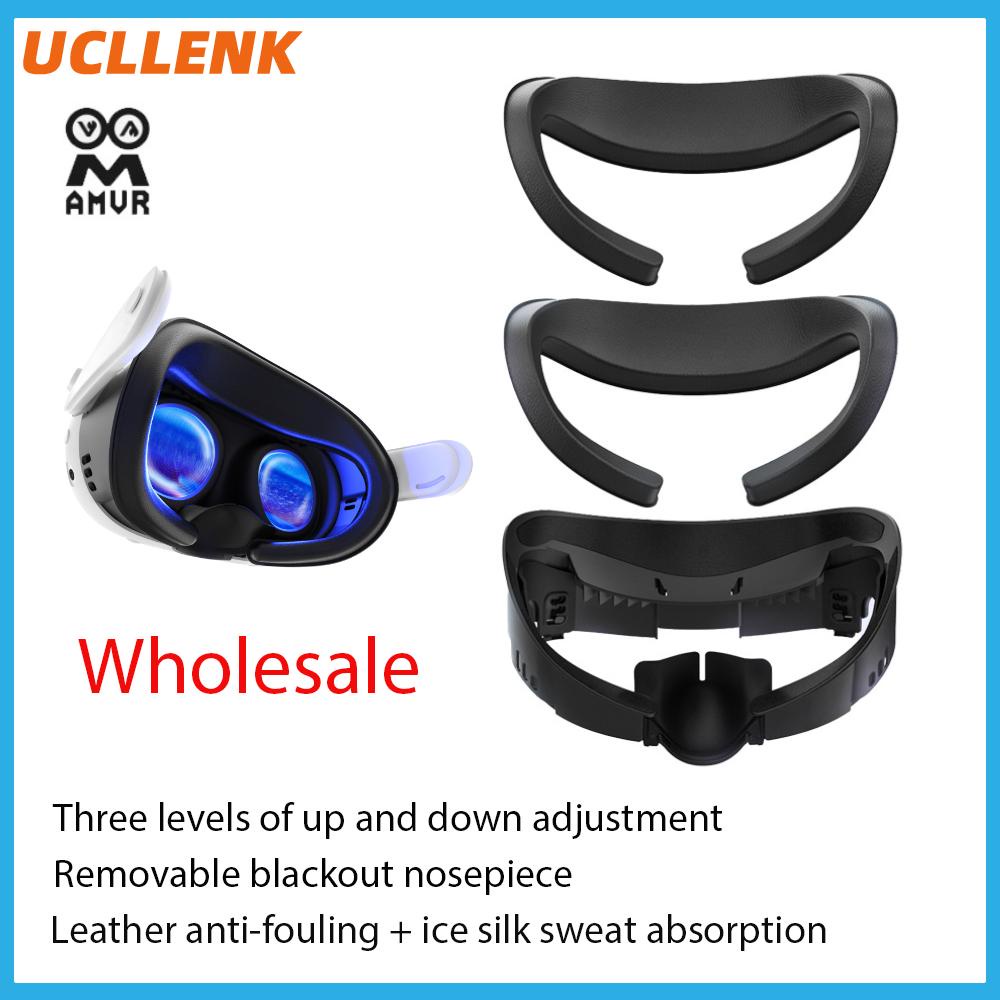 Jual Upgrad AMVR Replacement PU Face Mask Cover for Meta Quest 3 VR ...