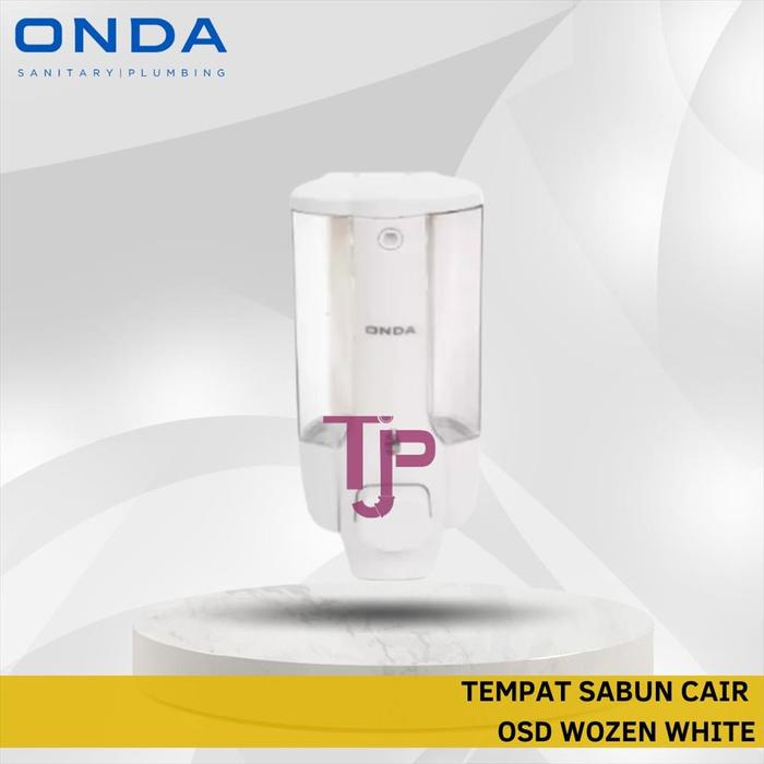 Jual PREMIUM SOAP DISPENSER ONDA OSD WOZEN WHITE 350ml TEMPAT SABUN ...