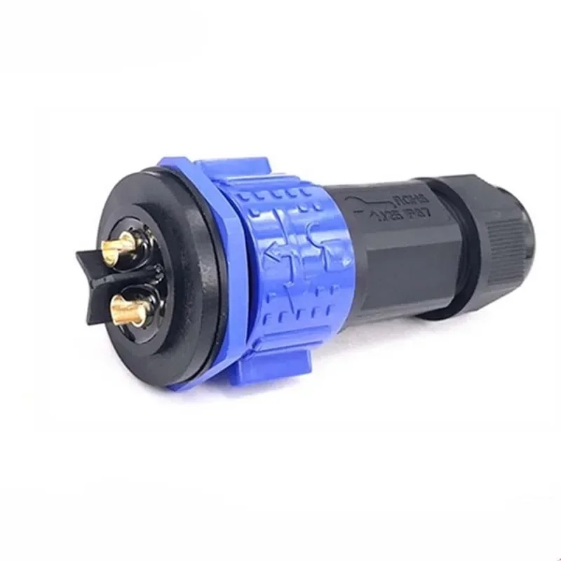 Jual NEW Waterproof M25 50A 500V 2 3 4 Pin Connector IP67 Self Locking ...