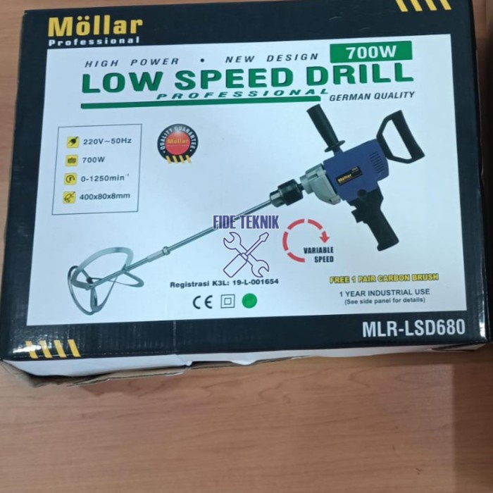Jual MOLLAR LSD680 Mesin Mixer Cat Alat Bor Pengaduk Semen Low Speed Drill | Shopee Indonesia