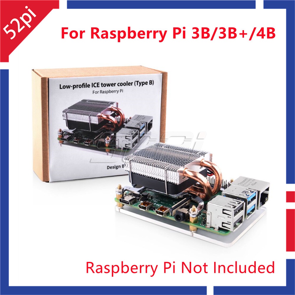 Jual NEW 52Pi New Low-Profile Ice Tower CPU Cooling Fan 4010 Heatsink ...