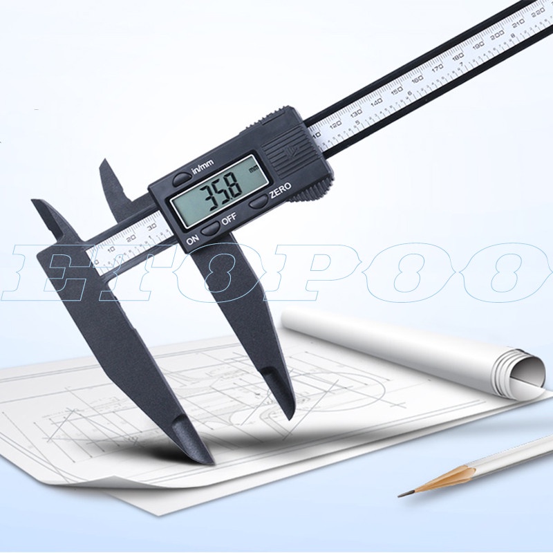 Jual NEW 150mm 200mm 300mm 0.1mm Digital Electronic Vernier Caliper jaw ...