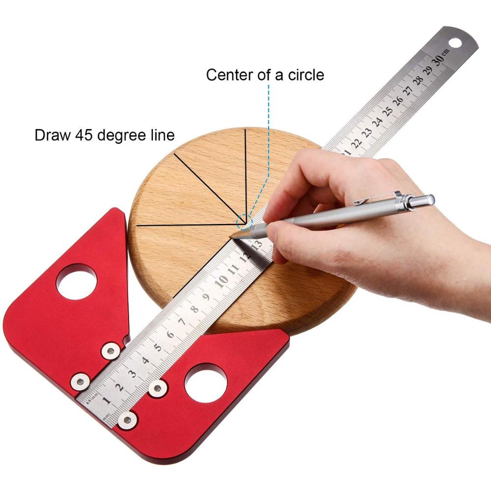 Jual NEW Aluminum Alloy Square Center Scribe Center Finder Center ...