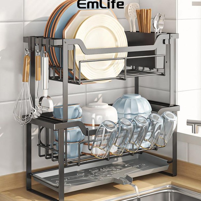 Jual FREE ONGKIR Rak Piring Rak Dapur Cuci Piring Wastafel Rak Piring ...