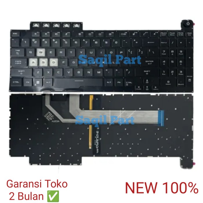 Jual Keyboard Asus Tuf Gaming F15 Fx506 Fa506 Fa506Q Fx506L Fa506U Us Rgb | Shopee Indonesia