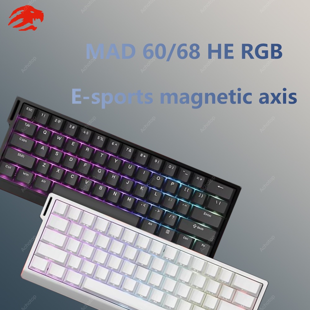 Jual Mad68 Pro 60He Gaming Magnetic Axis Keyboard Game Dedicated Full ...