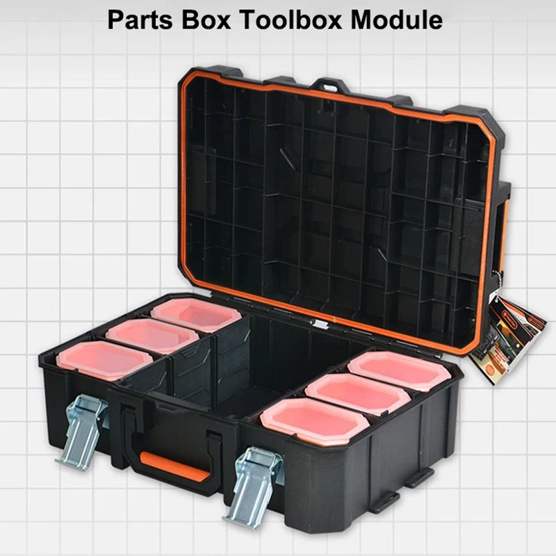 Jual Tactix Home Toolbox Multifunctional Stacking Combination Storage ...