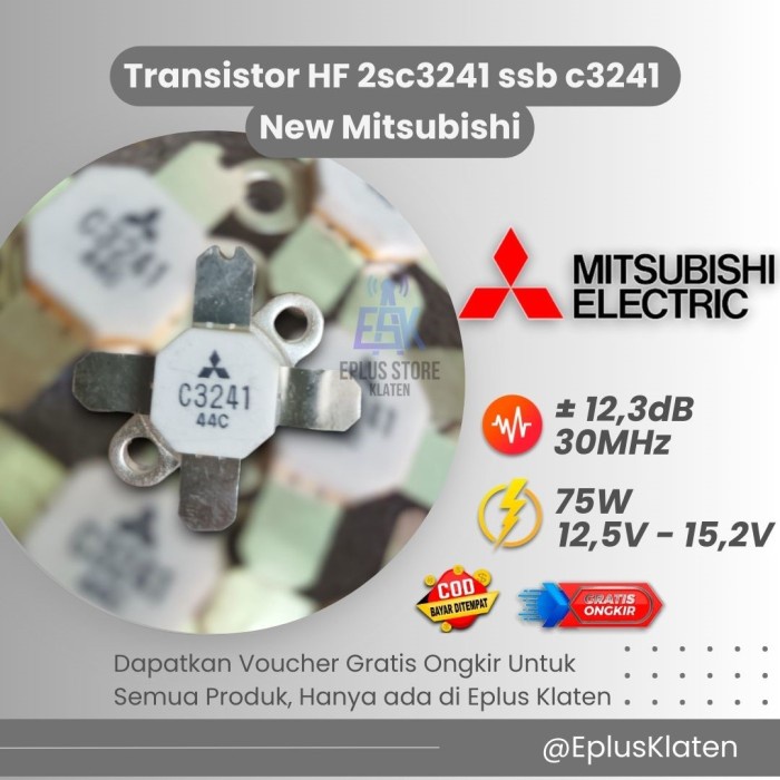 Jual Transistor Hf 2Sc3241 Ssb C3241 New Mitsubishi | Shopee Indonesia