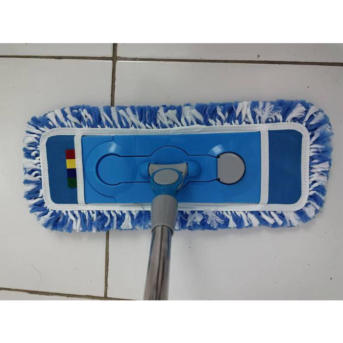 Jual FAJARLAH Microfiber Lobby duster Full Flat Mop 1 set Pel lantai ...