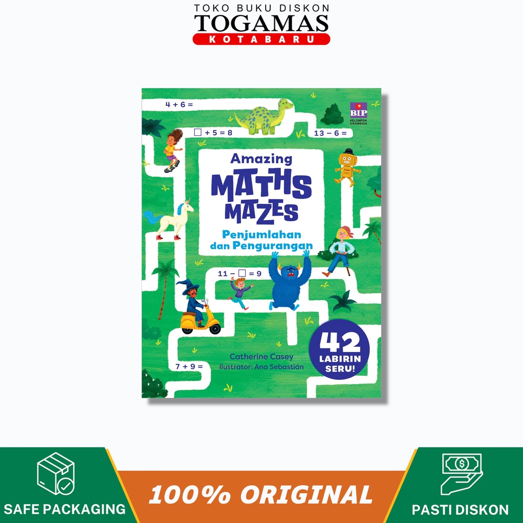 Jual Amazing Math Mazes: Penjumlahan Dan Pengurangan - Catherine Casey | Shopee Indonesia