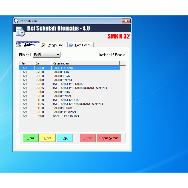 Jual Software Aplikasi Mybell Bell Otomatis Sekolah Revisi + 3 BAHASA ...