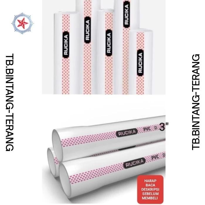 Jual PIPA PVC PARALON PRALON RUCIKA D 3 INCH 3" ECERAN | Shopee Indonesia
