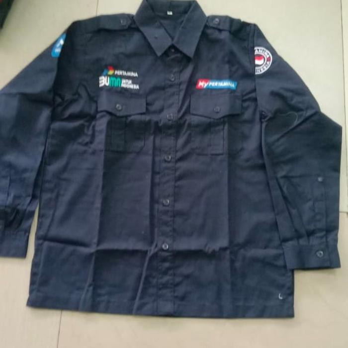 Jual Terbaru Baju Seragam Spbu My Pertamina Pertamax Pertalite Panjang ...
