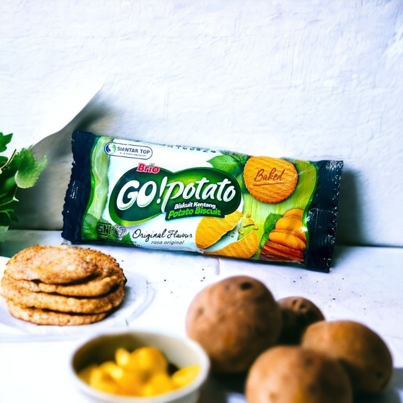 Jual Cemal Cemil Makyus Biskuit Sehat & Trendy : Brio Go! Potato 17 ...