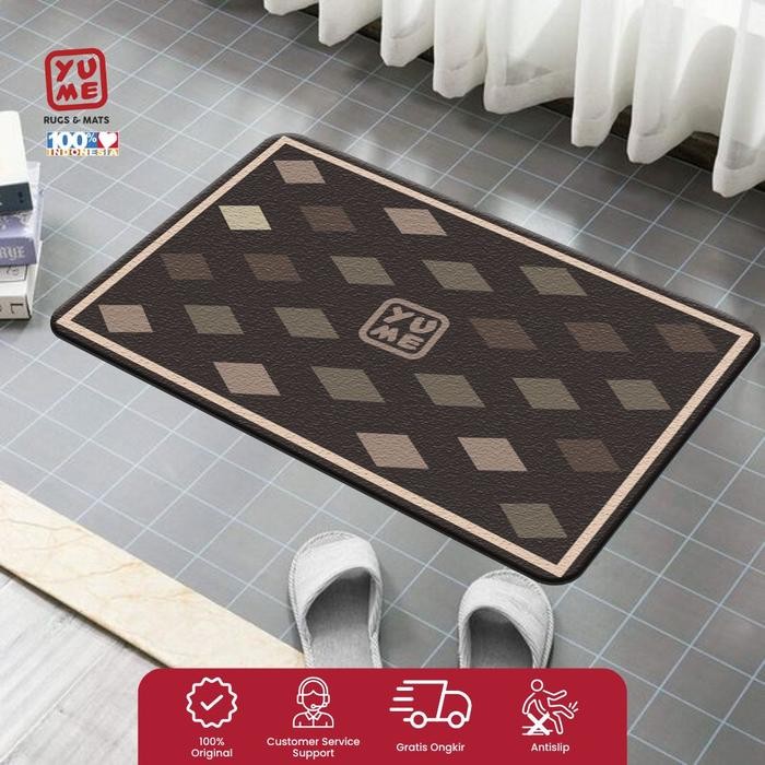 Jual utamajaya- Karpet Lantai / Keset 40x60cm Anti Selip YUME Motif ...