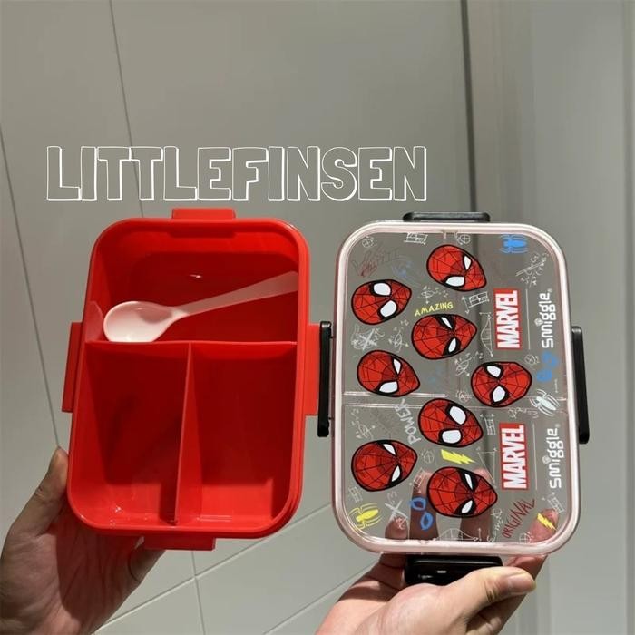 Jual ID LUNCH BOX SMIGGLE SEKAT 3 MINECRAFT SPIDERMAN/KOTAK MAKAN ANAK ...