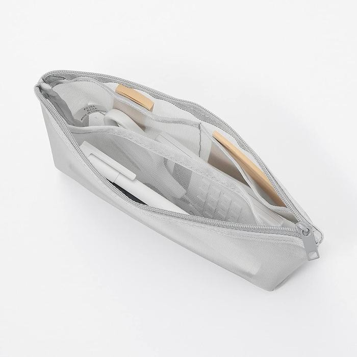 Jual Muji Nylon Mesh Pen Case With Gusset - Tempat Pensil | Shopee ...