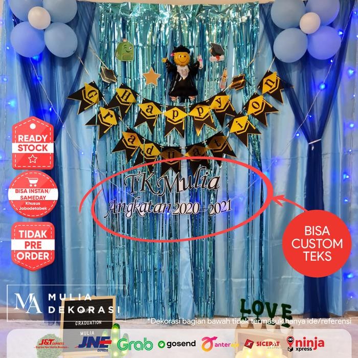 Jual Gala Galore Dekorasi Backdrop Wisuda Kelulusan Paud Tk Sd Smp Smu ...