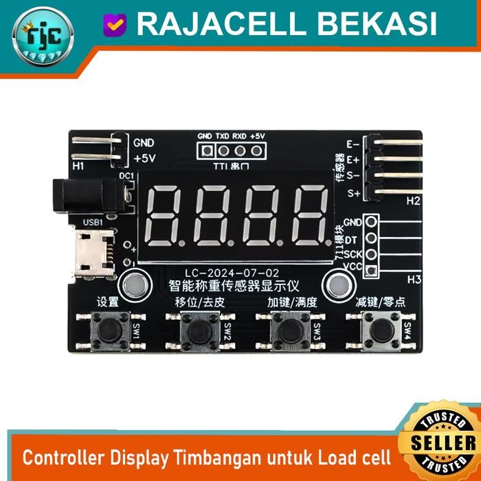 Jual Controller Display Timbangan Digital Load Cell Built-In Driver ...
