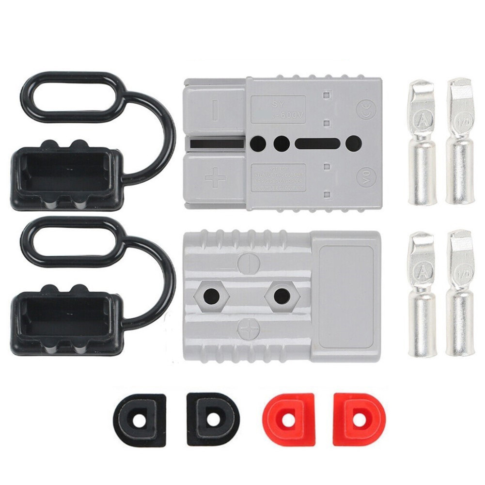 Jual Cable Terminal Quick Plug 120A 600V 2 Sets Battery Charging ...