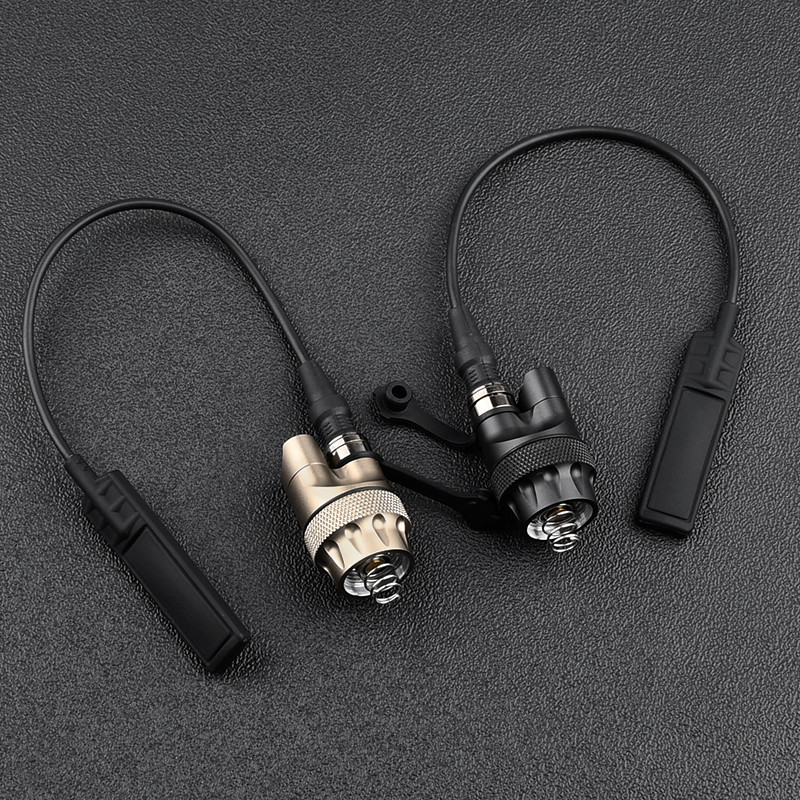 Jual Airsoft Matal M300 M600 Tactical Flashlight Tail Cap Switch WADSN ...