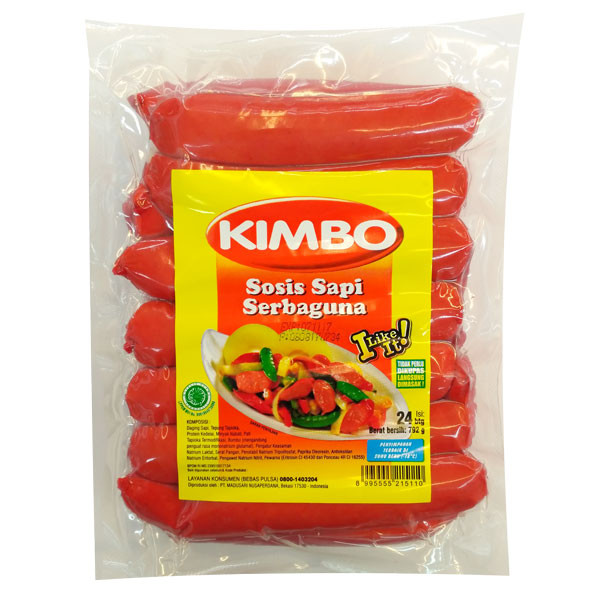 Jual KIMBO SOSIS SAPI SERBAGUNA 24 PCS | Shopee Indonesia