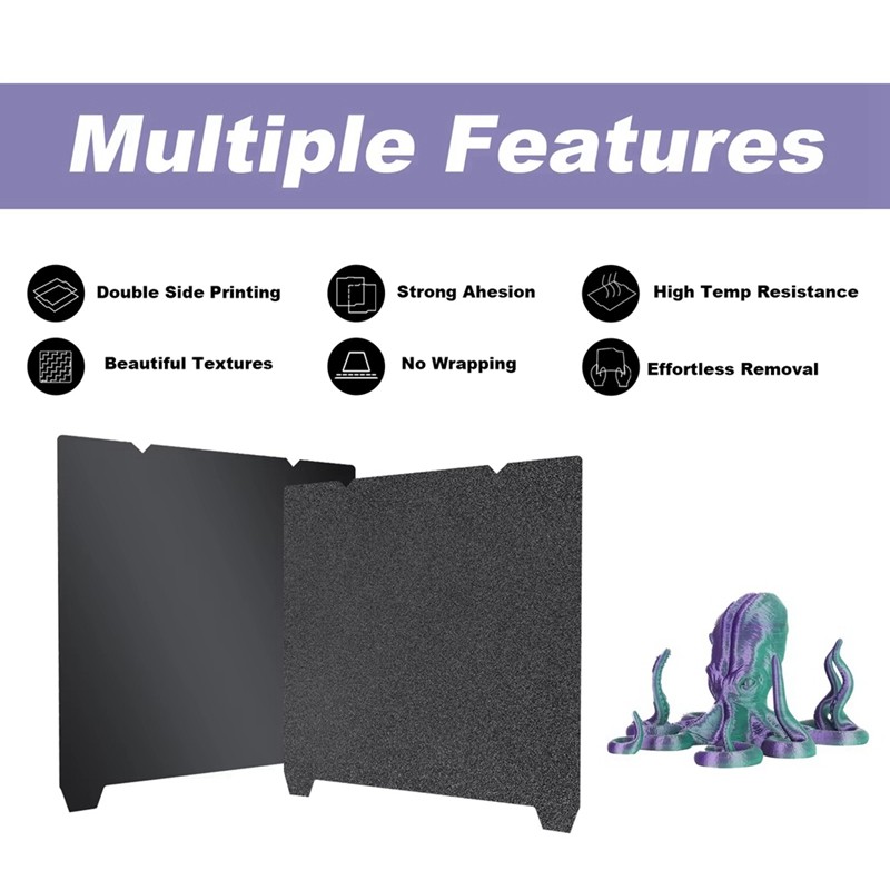 Jual PEI Textured Build Plate Double Sided Smooth And Spraying 3D ...